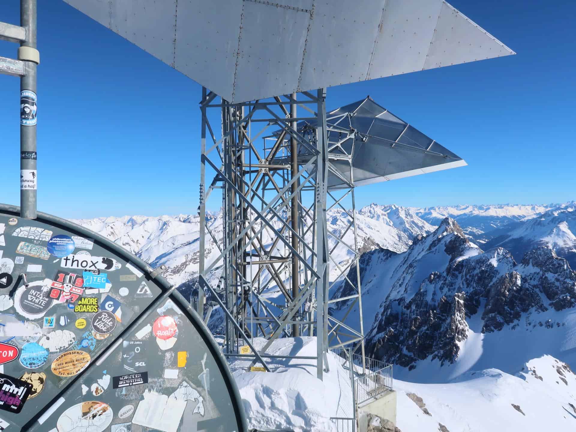 How to Visit the Valluga Viewpoint in St Anton to see over 5 Countries!