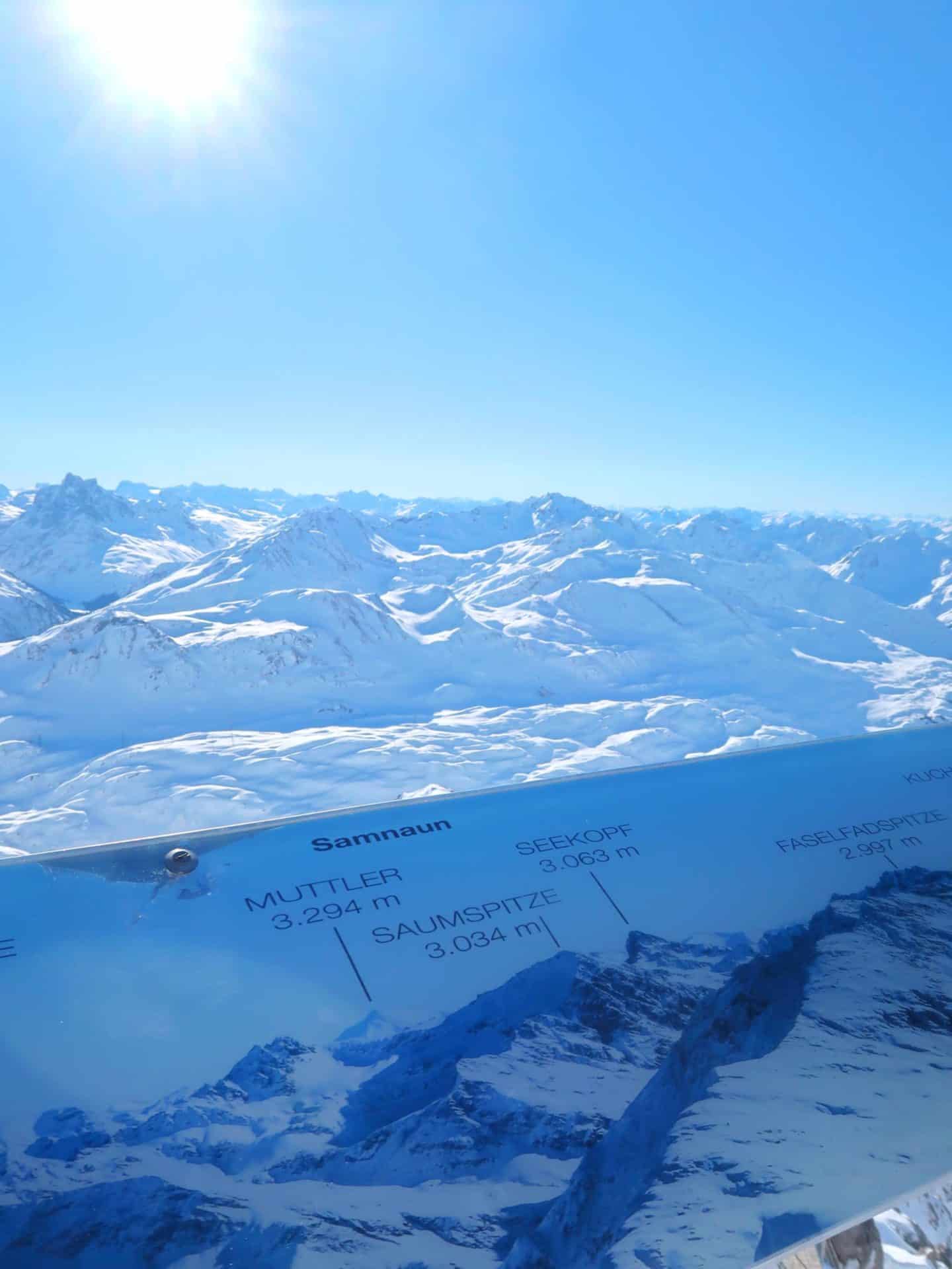 How to Visit the Valluga Viewpoint in St Anton to see over 5 Countries!